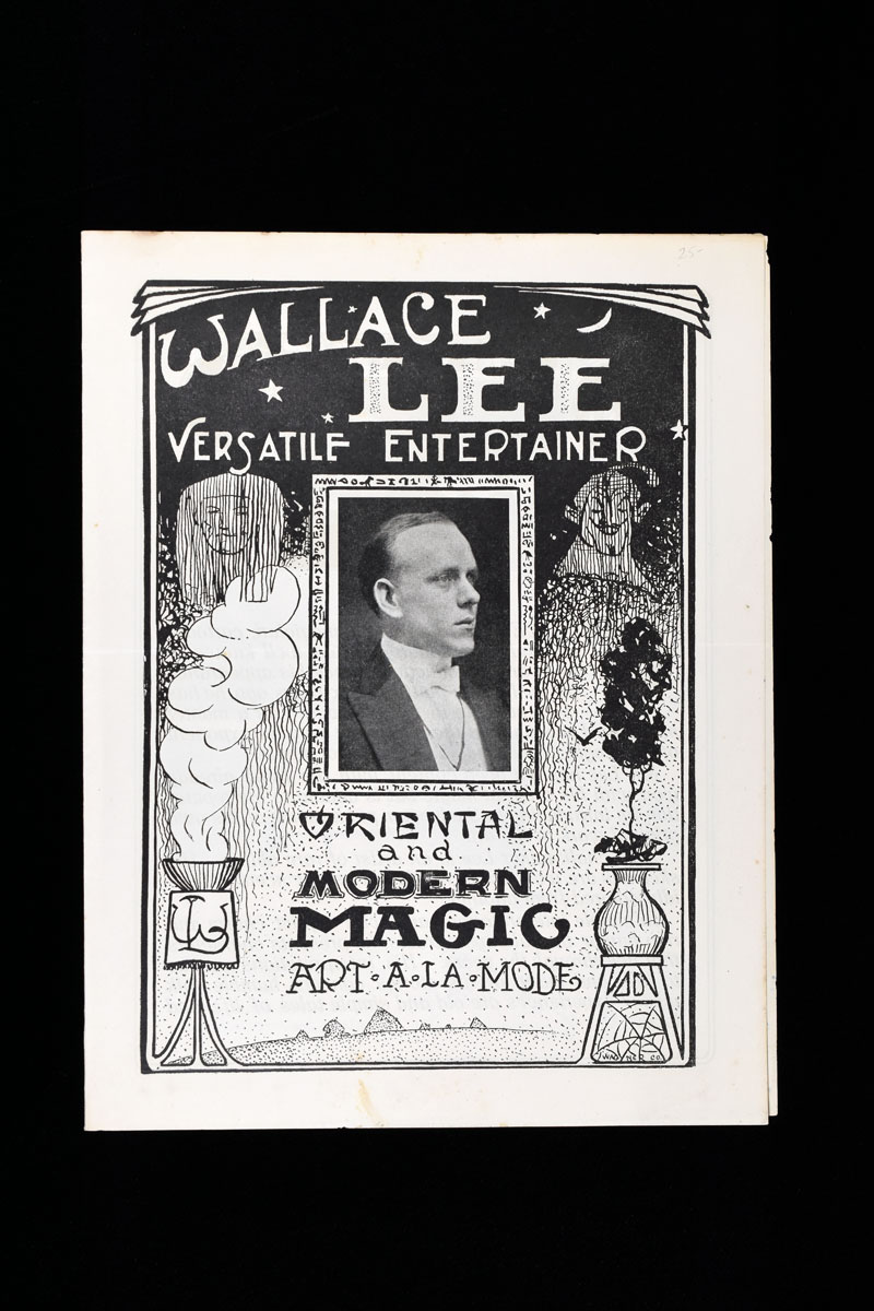 Wallace Lee, Versatile Entertainer Leaflet - Quicker than the Eye