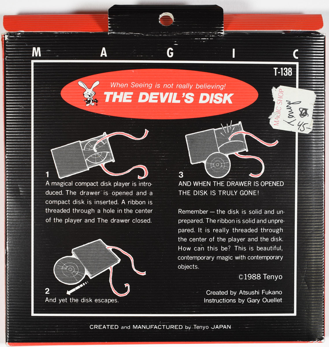 Tenyo The Devil's Disk (T-138) - Quicker than the Eye