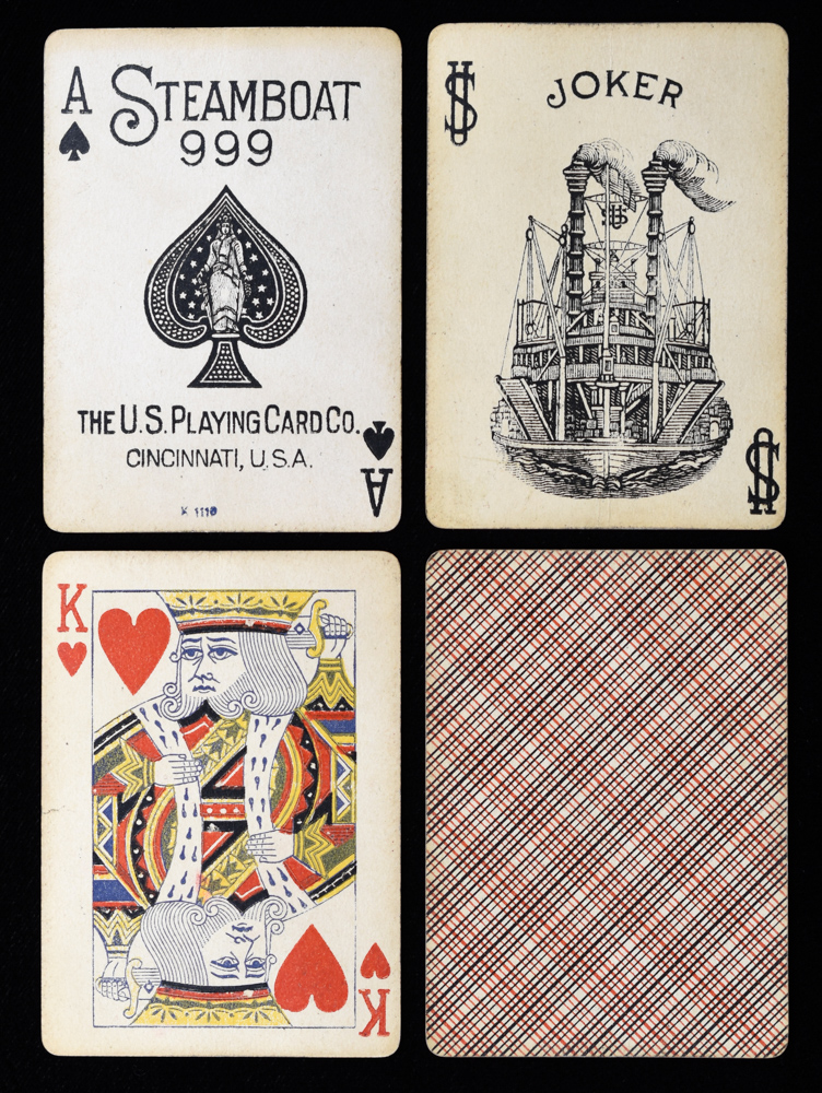 Antique Steamboat 999 Playing Cards (in No. 0 Box) - Quicker than the Eye