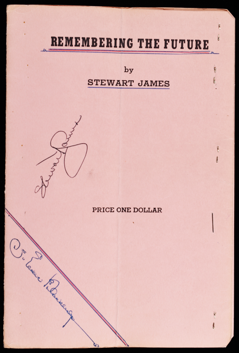 Remembering the Future - Quicker than the Eye