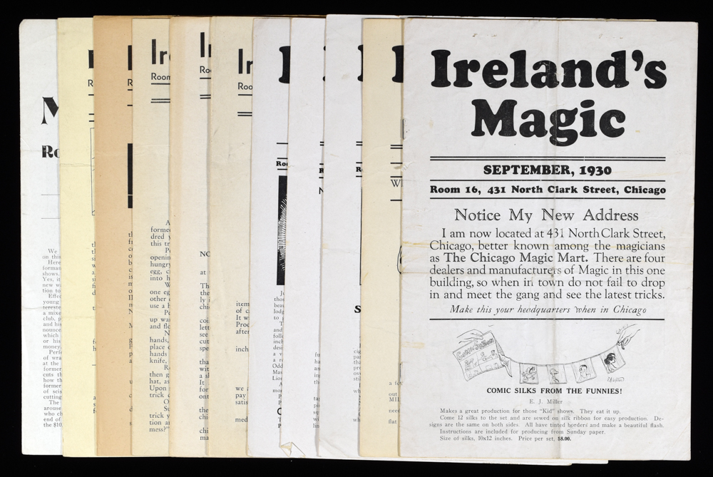 Ireland Magic Co. Catalogs - Quicker than the Eye