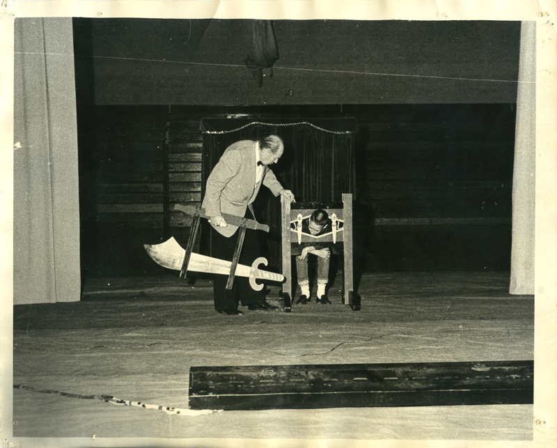 Virgil Performing a Beheading Illusion - Quicker than the Eye