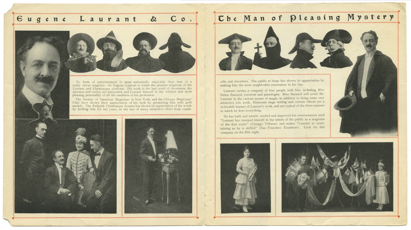 Laurant: Redpath Chautauqua System Program - Quicker than the Eye