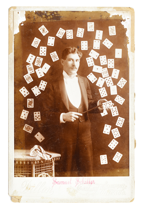 Samuel Schiller Cabinet Card Photograph - Quicker than the Eye