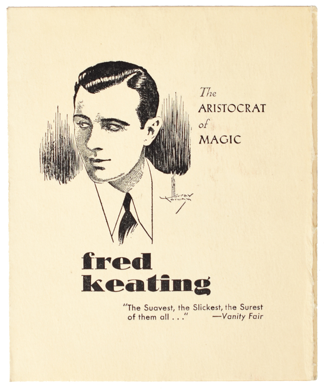 Fred Keating Advertisement - Quicker than the Eye