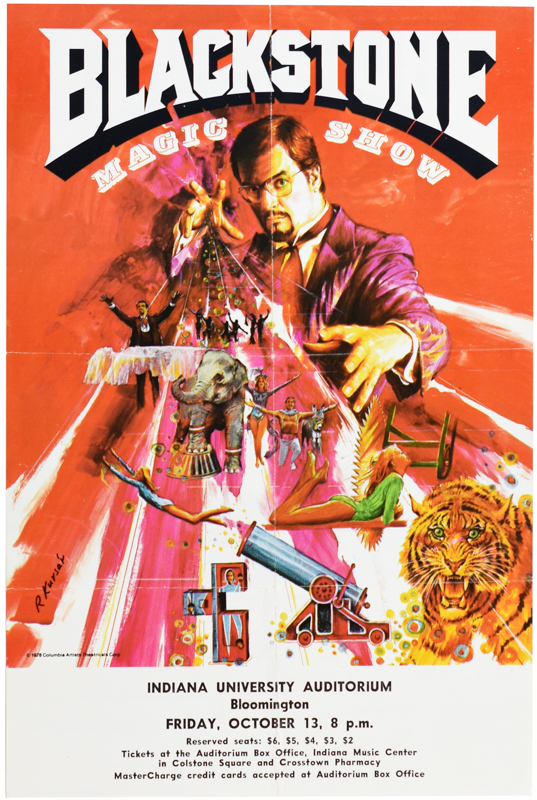 Blackstone Magic Show Advertisement - Quicker than the Eye