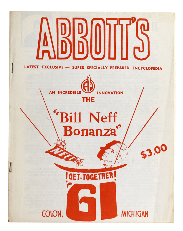 Abbott's Bill Neff Bonanza Book - Quicker than the Eye