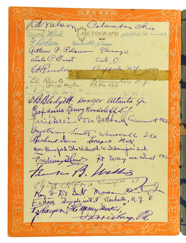 Second Annual I. B. M. Convention Souvenir Program (Signed) - Quicker ...