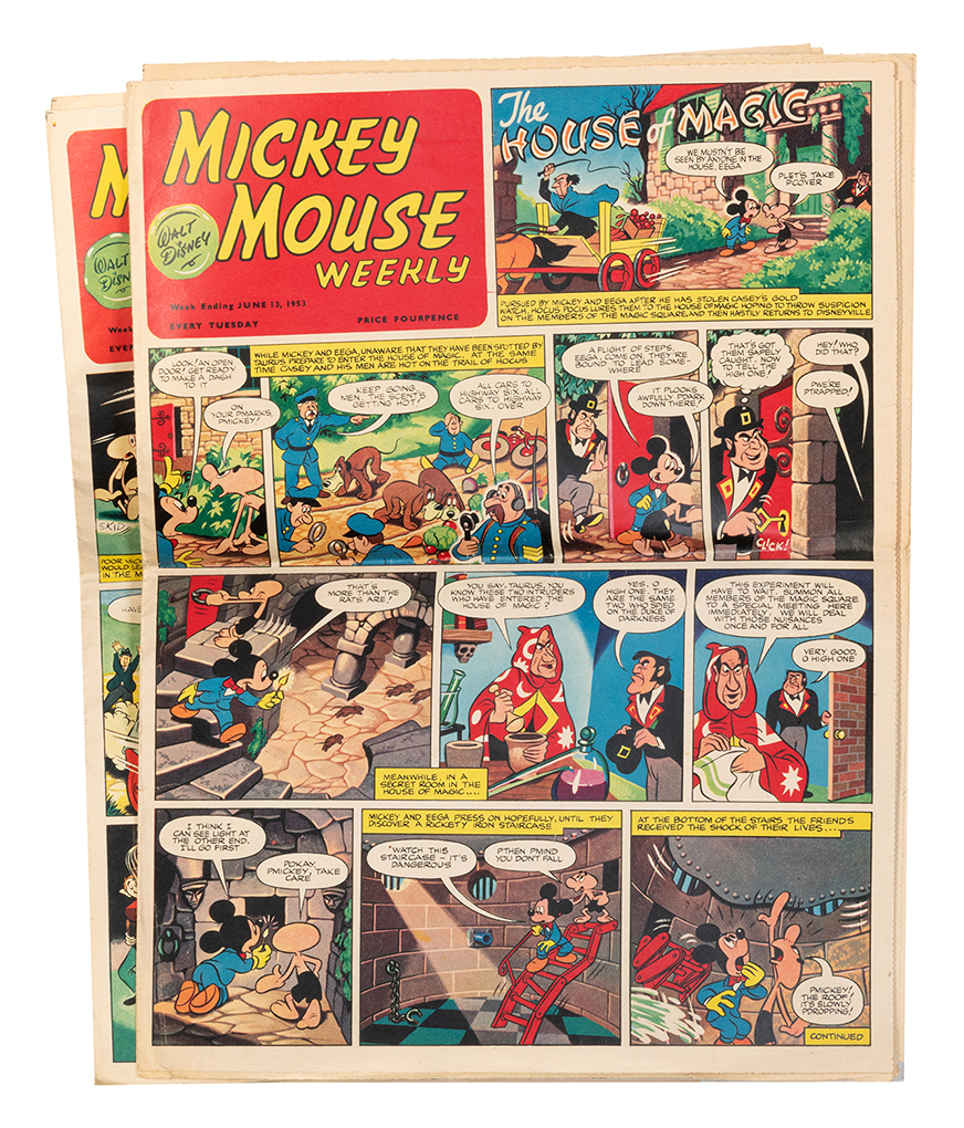 Mickey Mouse Weekly, the House of Magic - Quicker than the Eye