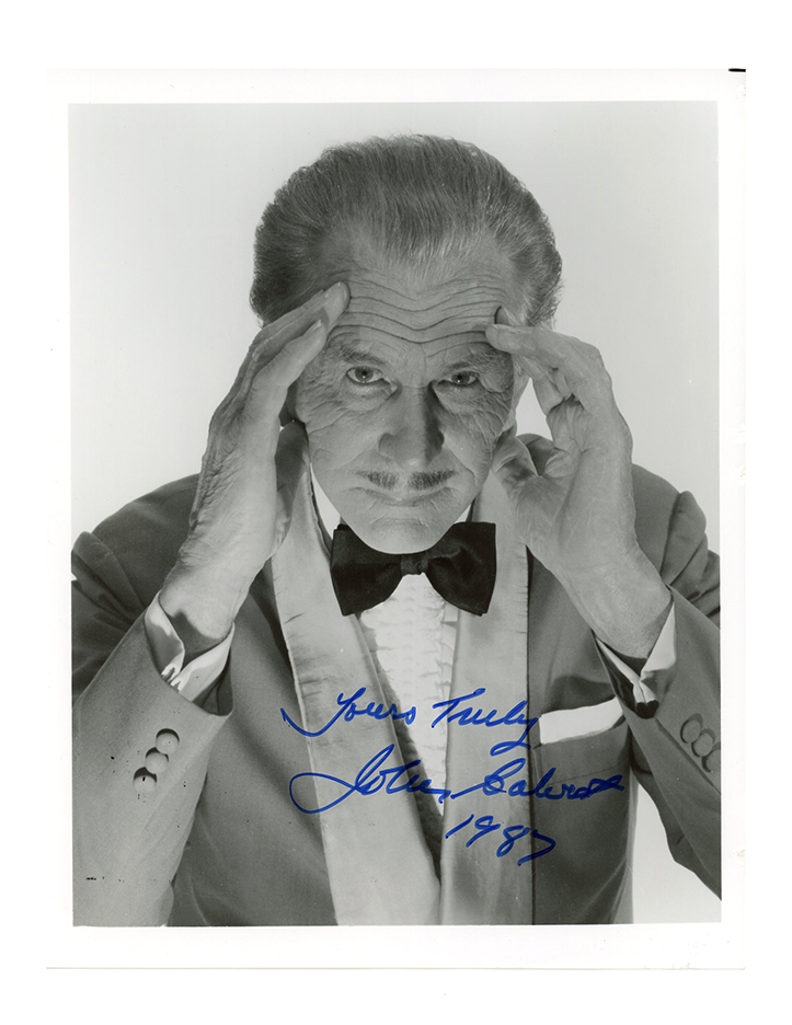 John Calvert Signed Portrait - Quicker than the Eye John Calvert Signed Portrait - Quicker than the Eye