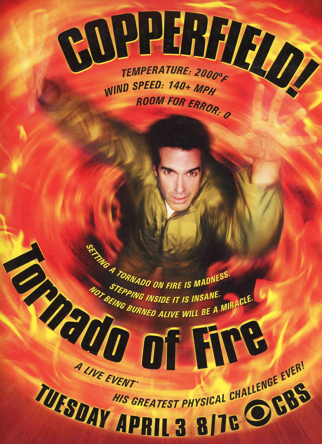 Copperfield! Tornado of Fire Portfolio - Quicker than the Eye