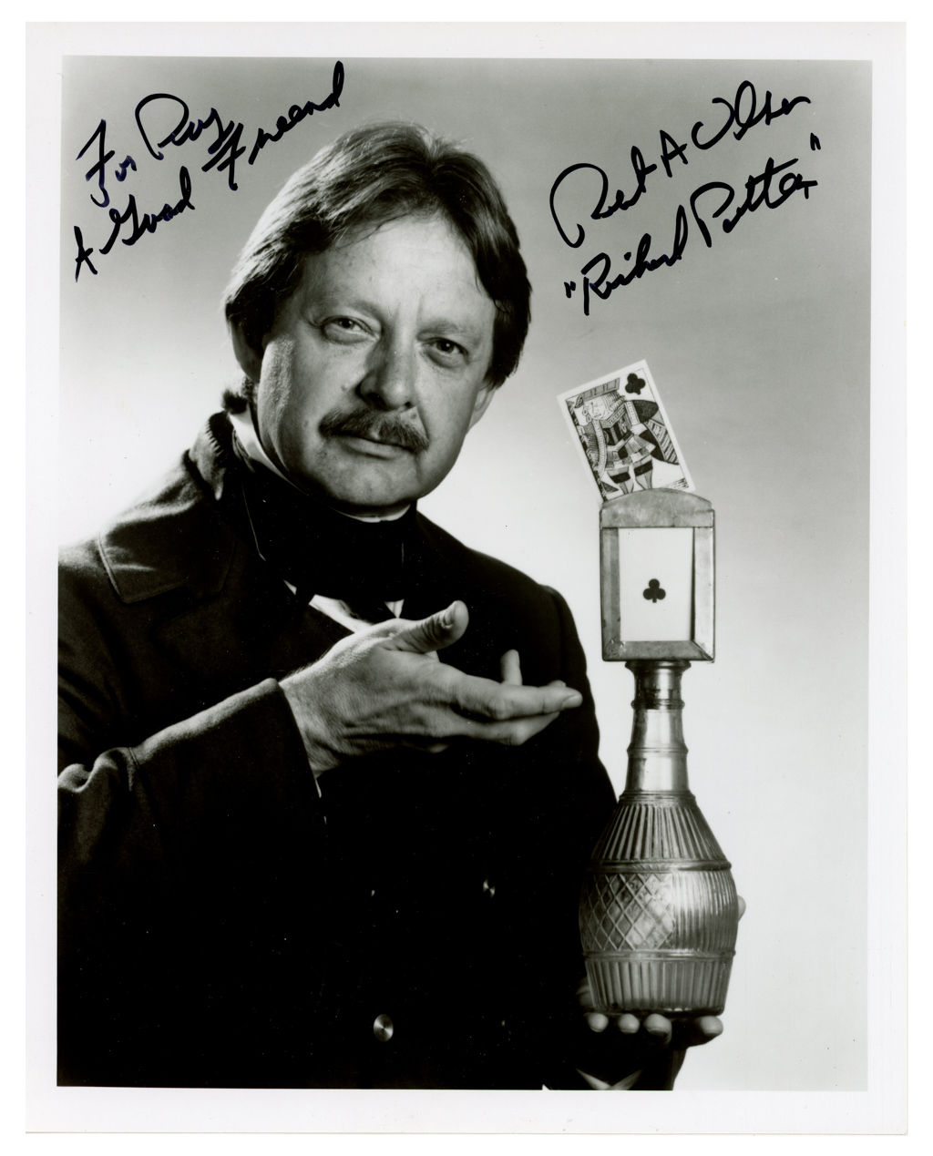 Robert Olson Inscribed and Signed Photograph - Quicker than the Eye