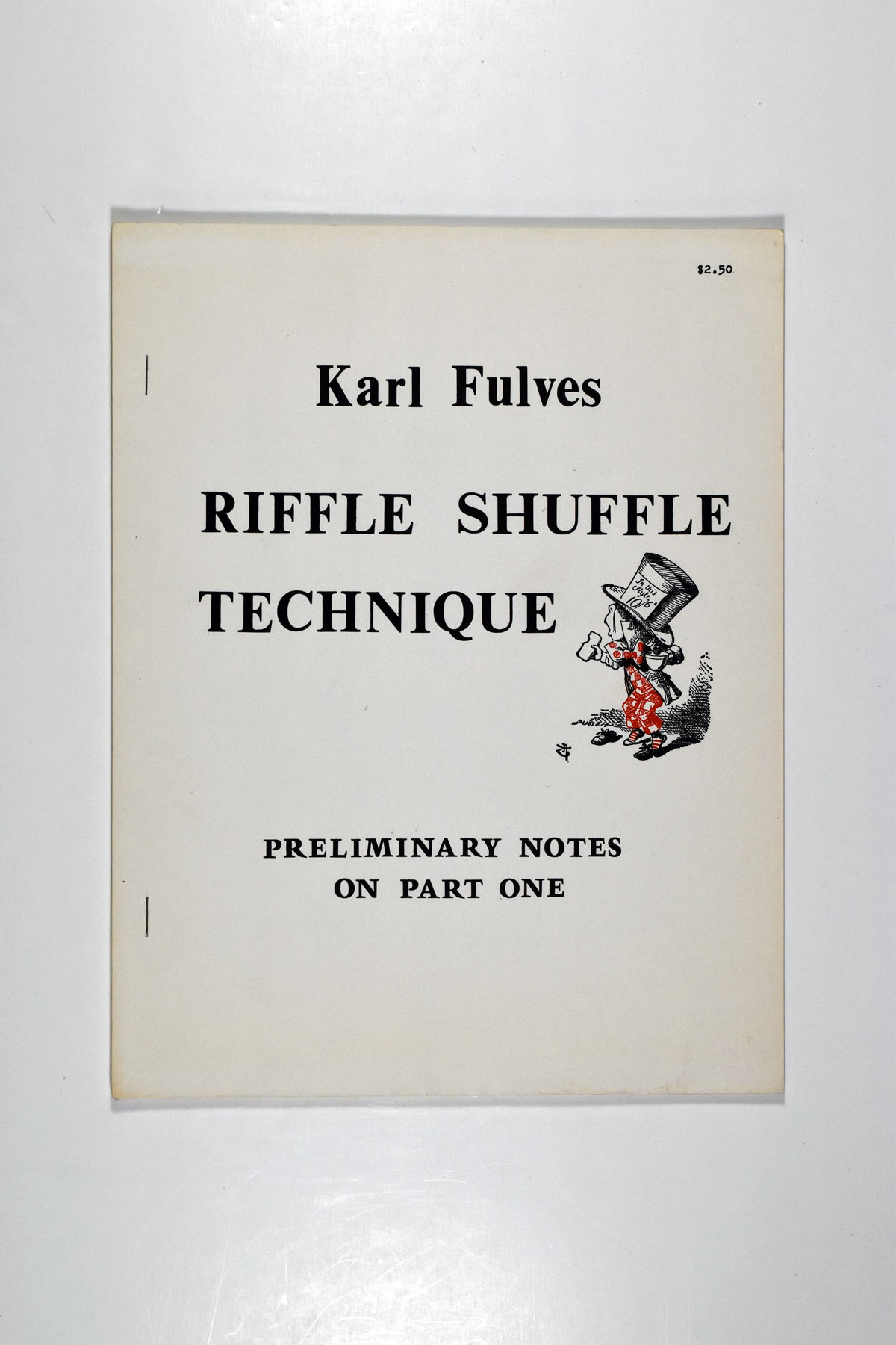 Riffle Shuffle Technique: Preliminary Notes on Part One - Quicker than ...