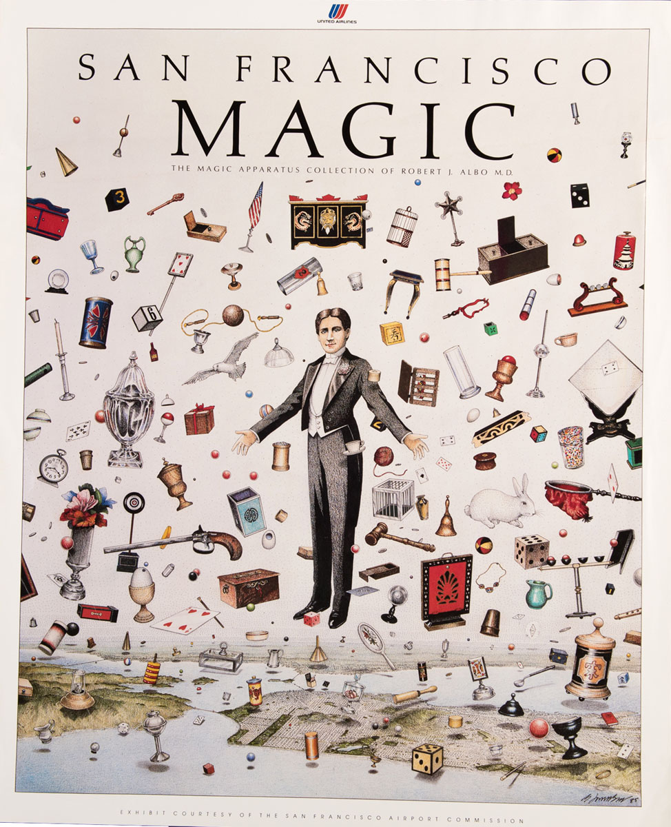 San Francisco Magic Exhibit Poster - Quicker than the Eye