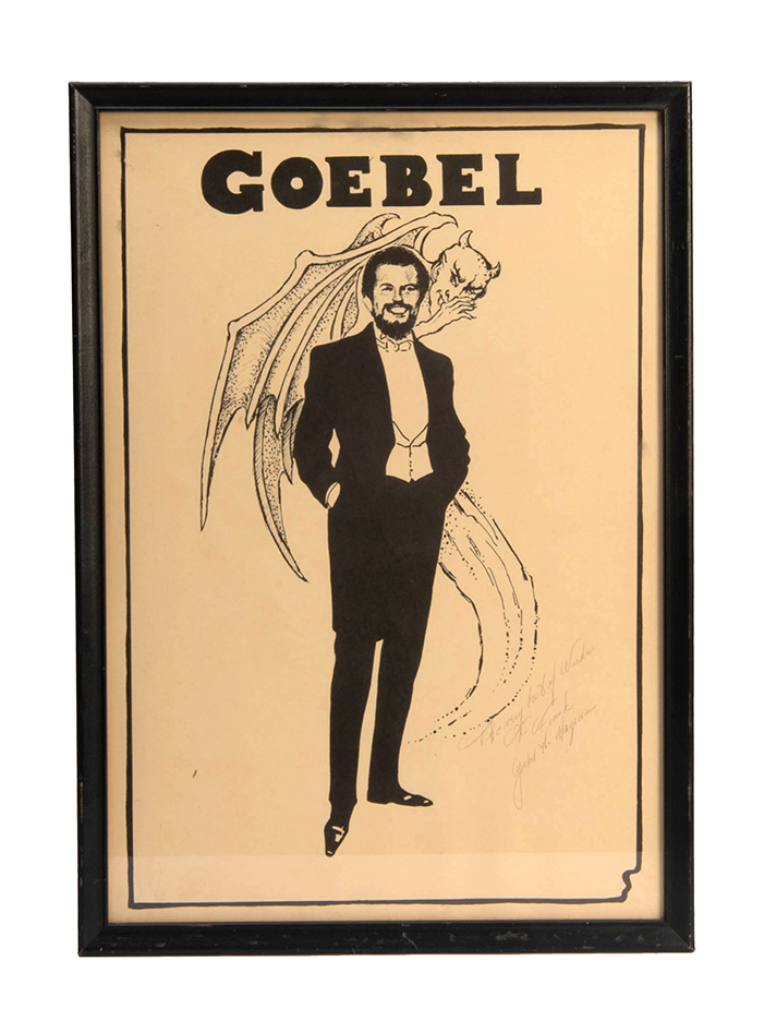 Framed and Signed Goebel Poster - Quicker than the Eye