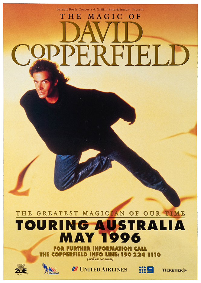 The Magic of David Copperfield's Australian Tour Poster - Quicker than ...