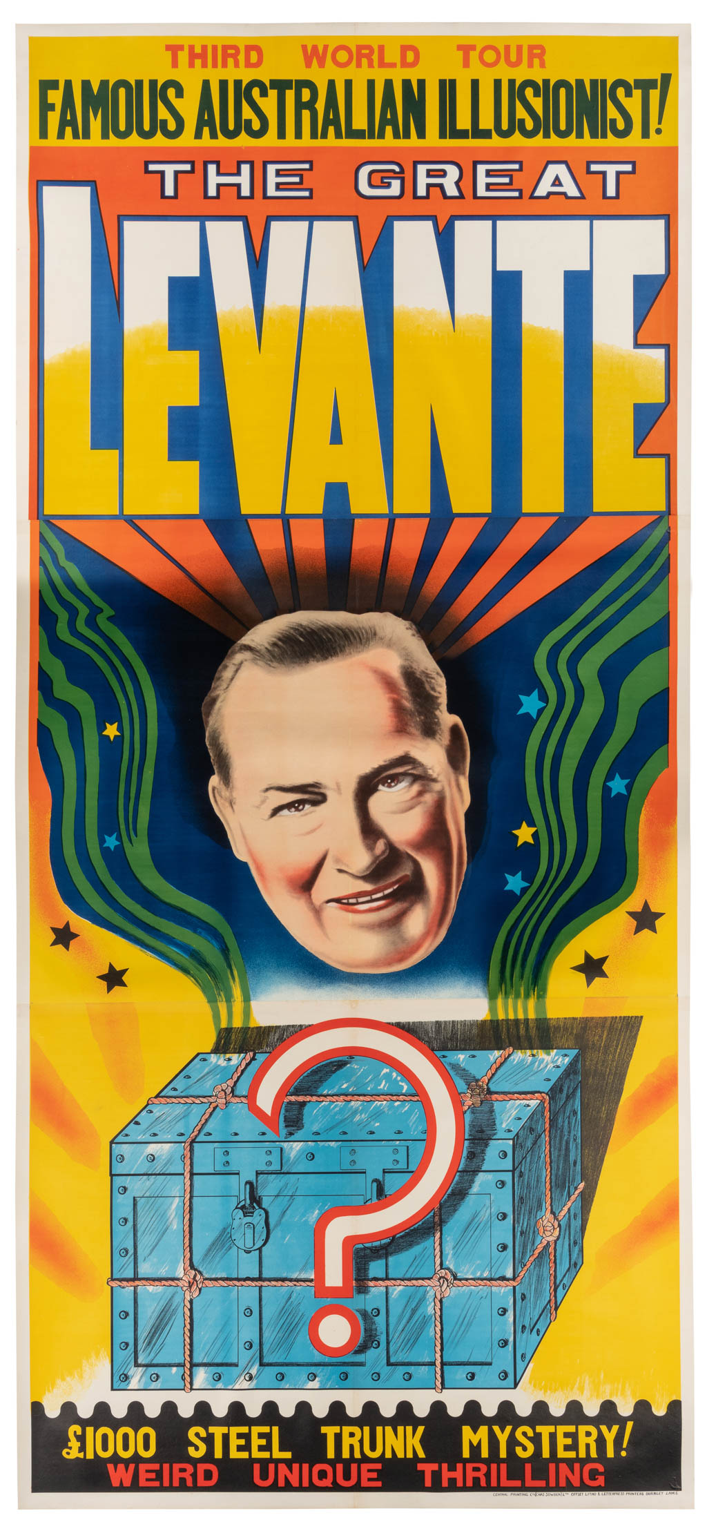 The Great Levante Poster - Quicker than the Eye