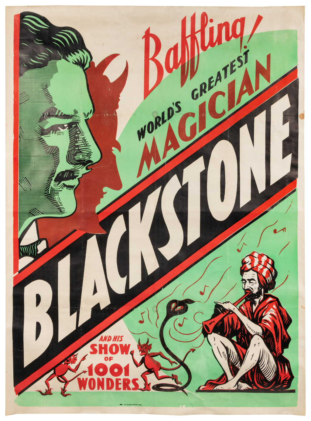 Baffling! World’s Greatest Magician Blackstone Poster - Quicker than ...