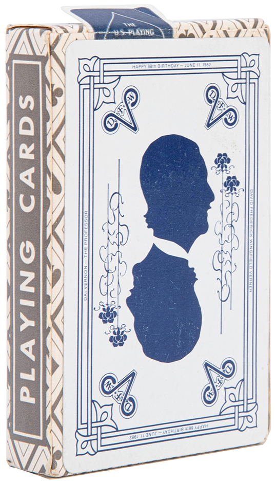 Dai Vernon 88th Birthday Memorial Deck (Silhouette) - Quicker than the Eye