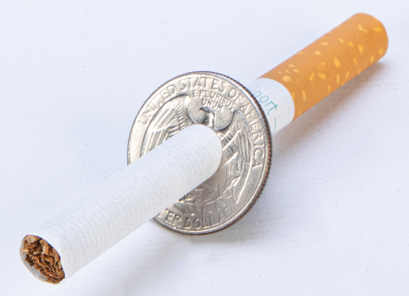 Cigarette Thru Quarter - Quicker than the Eye