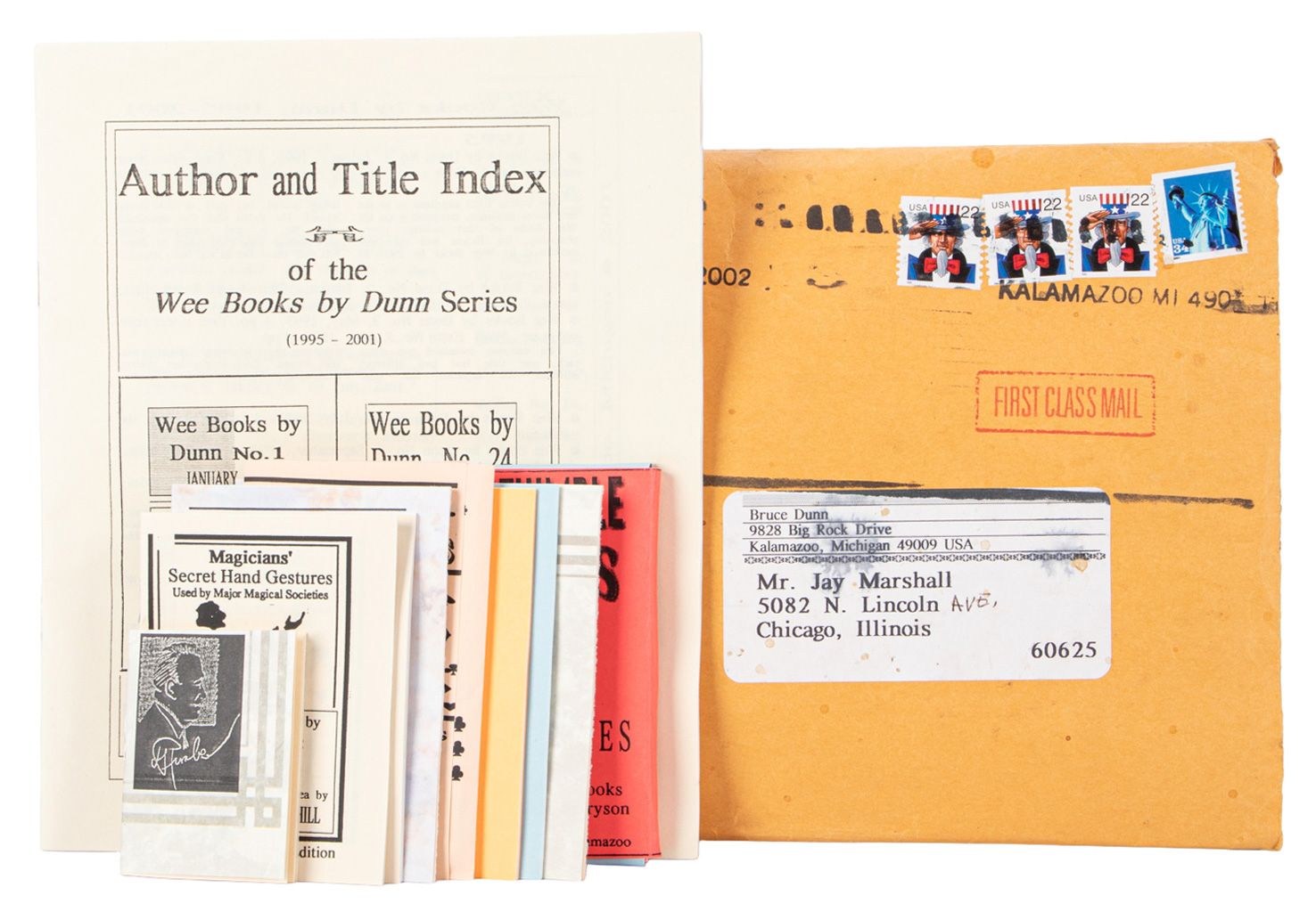 Collection of Bruce Dunn Wee Books - Quicker than the Eye