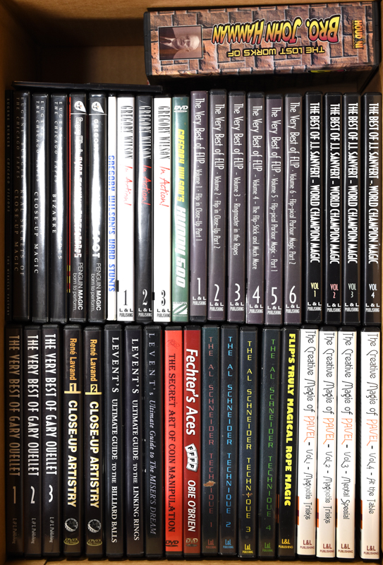 Collection of Modern Magic DVDs - Quicker than the Eye
