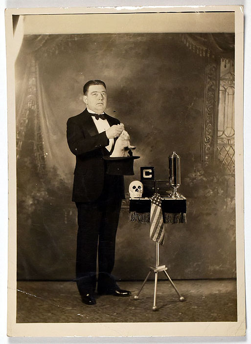 Magician Pulling Rabbit out of Hat Photograph - Quicker than the Eye