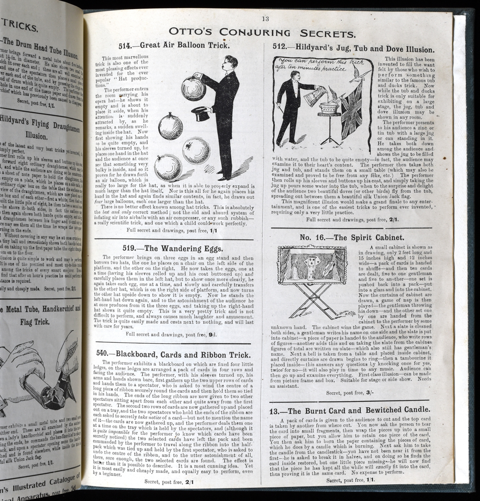 Arthur Otto's Conjuring Secrets - Quicker than the Eye