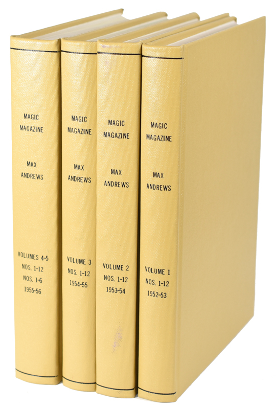 The Magic Magazine Vol. 1-4, Complete File - Quicker than the Eye