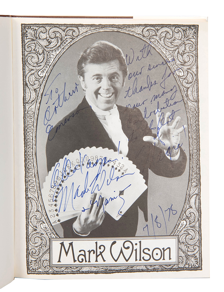 Mark Wilson Course in Magic (Inscribed and Signed) - Quicker than the Eye