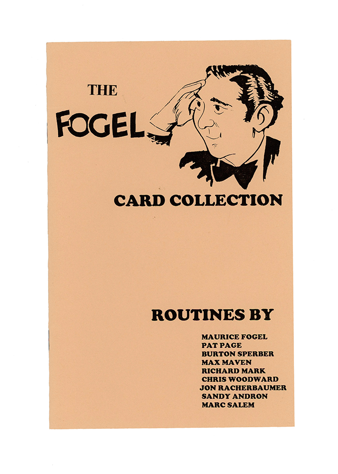 The Fogel Card Collection - Quicker than the Eye