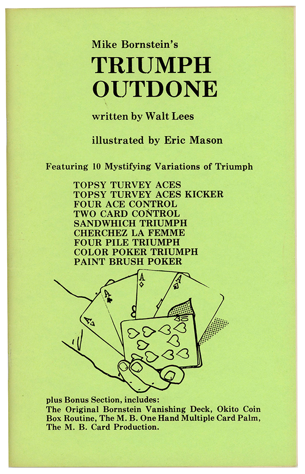 Mike Bornstein's Triumph Outdone - Quicker than the Eye