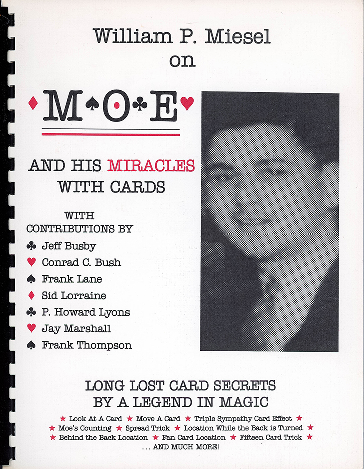 Moe and His Miracles with Cards - Quicker than the Eye