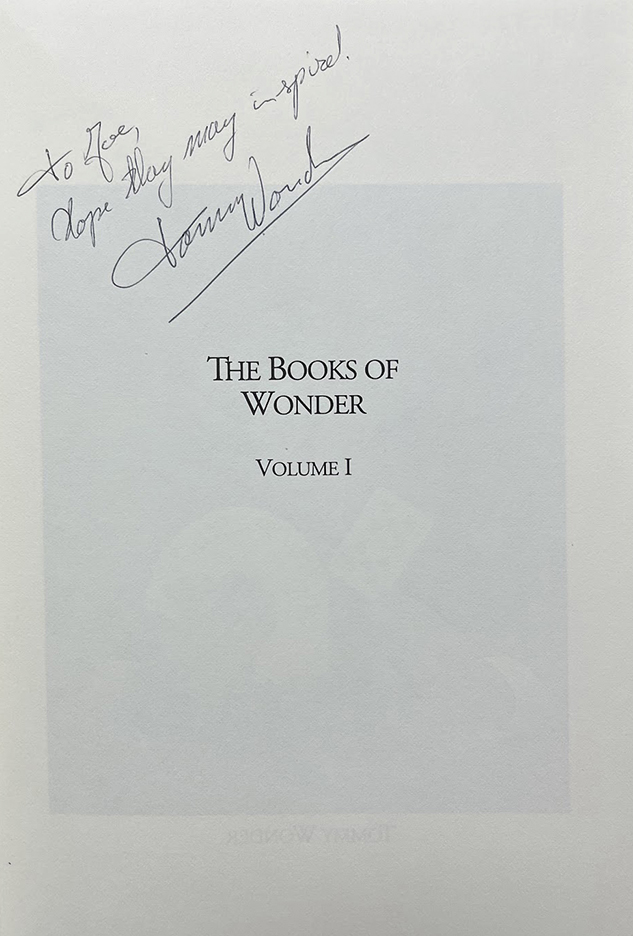 The Books of Wonder (Inscribed and Signed) - Quicker than the Eye