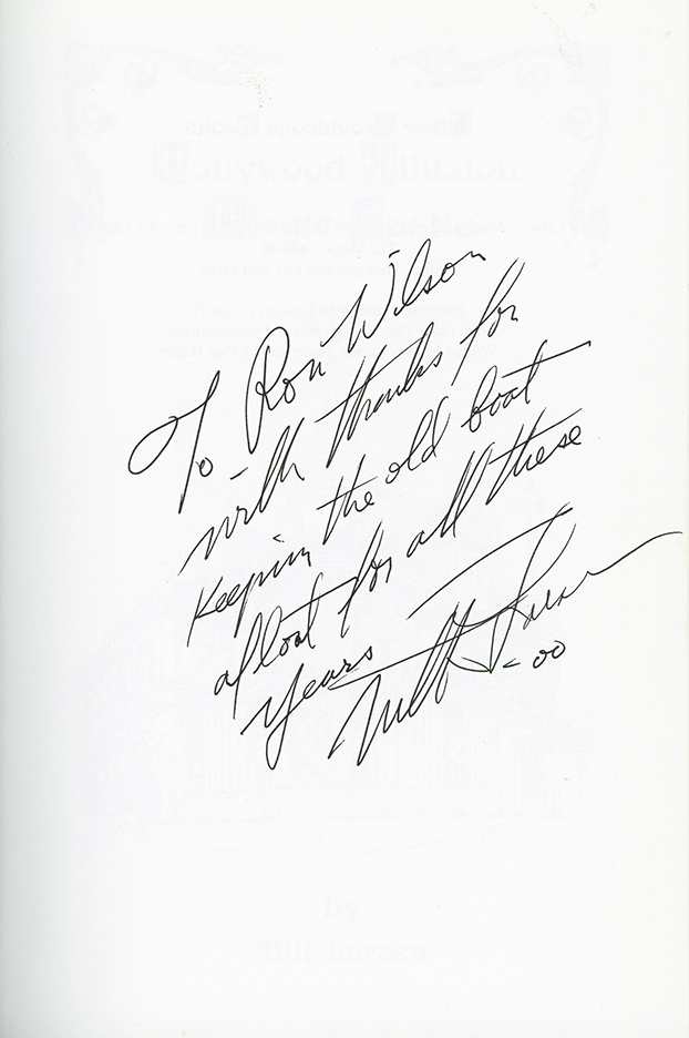 Hollywood Illusion: Magic Castle (Inscribed and Signed) - Quicker than ...