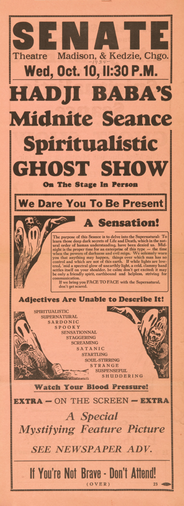 Hadji Baba Broadside - Quicker than the Eye