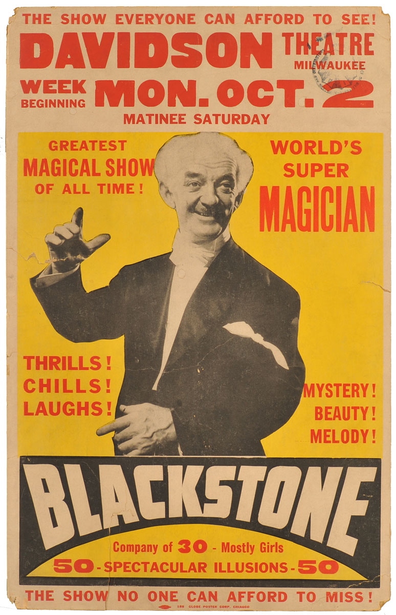Blackstone at the Davidson Window Card - Quicker than the Eye