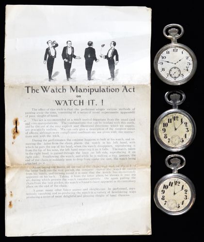 The Watch Manipulation Act, or Watch It! - Quicker than the Eye