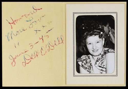 Dell O'Dell Portrait and Signature - Quicker than the Eye