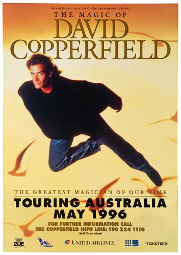 The Magic of David Copperfield's Australian Tour Poster - Quicker than ...