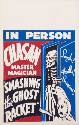 Chasan, Master Magician Window Card - Quicker than the Eye